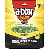 Amazon.com: D-Con Bait Station, 6 Refills, Rodenticide Rodent and Mouse ...
