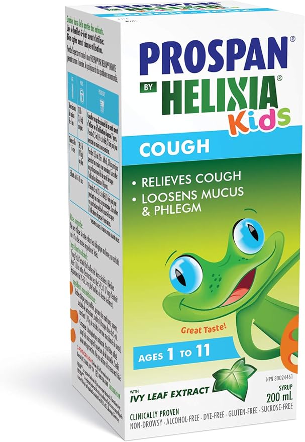 Amazon.com: Helixia Prospan Children's Cough Syrup Ages 1 to 11 (200ml ...