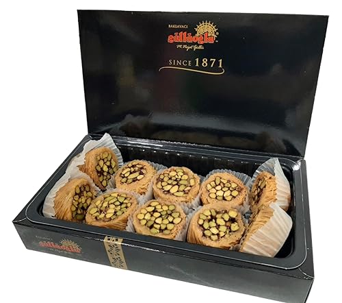 Gulluoglu Middle Eastern Style Pistachio Burma Kadaif (Mabrouma), 10 ...