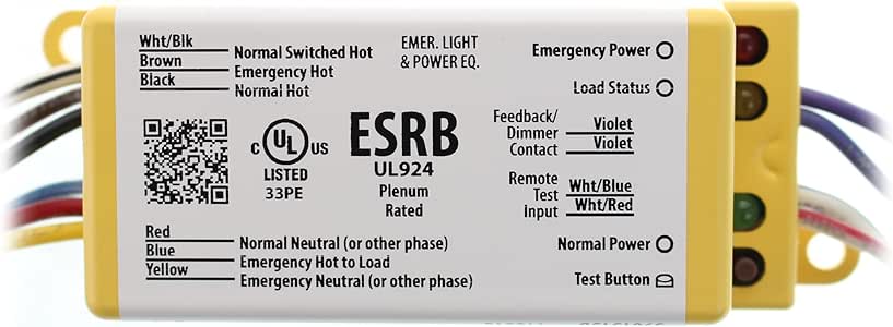 Functional Devices ESRB Emergency Lighting Bypass Shunt Relay, UL924, Plenum - - Amazon.com