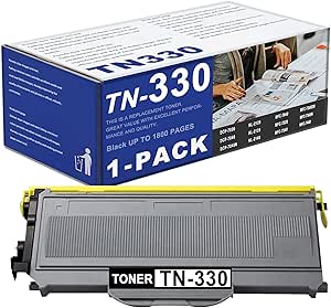 Amazon.com: 1 Pack TN-330 TN330 Black Toner Cartridge Replacement for Brother DCP-7030 7040 ...