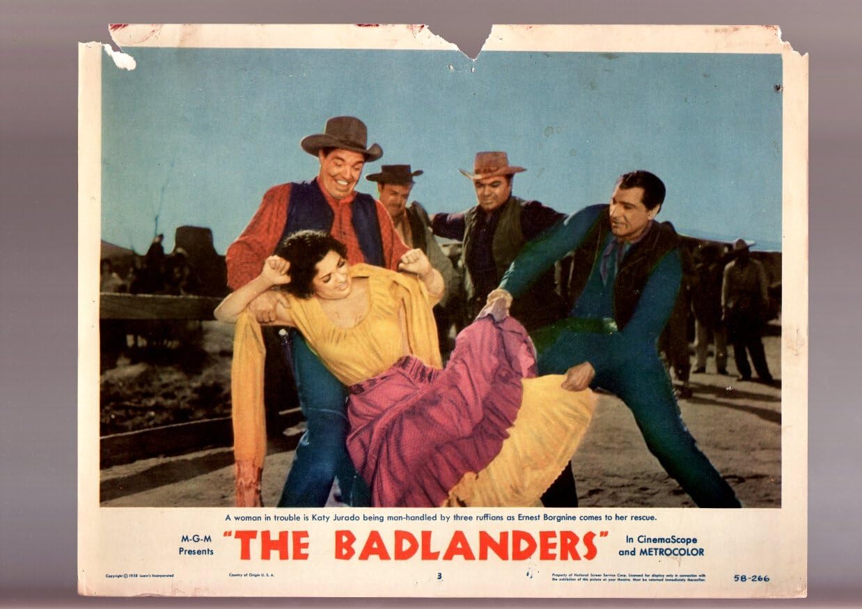 Amazon.com: MOVIE POSTER: THE BADLANDERS-KATY JURARDO-1958-LOBBY CARD ...
