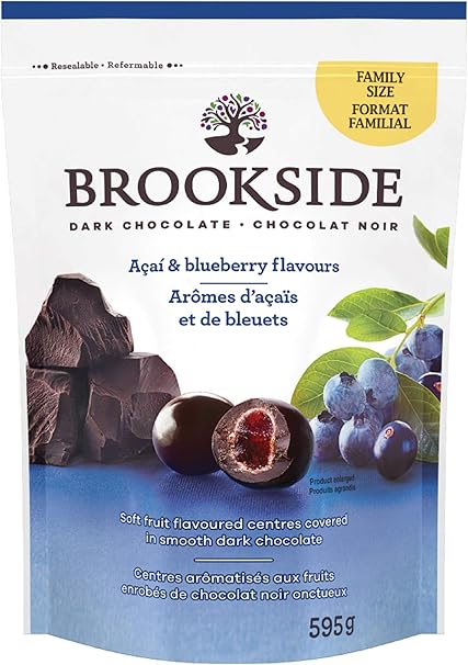 BROOKSIDE Dark Chocolate, Acai Blueberry, 595 Gram: Amazon.ca: Grocery