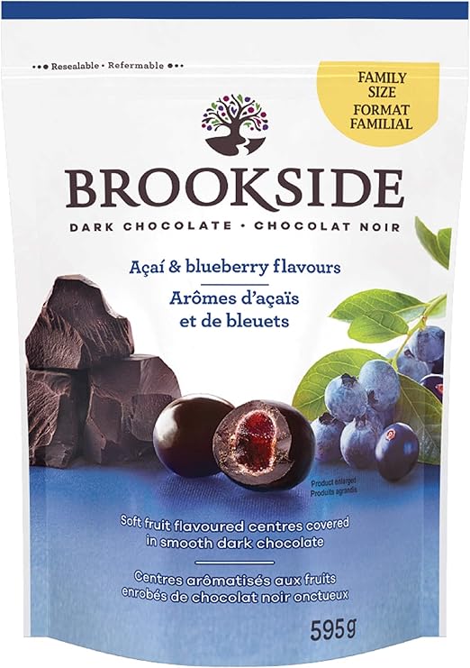 BROOKSIDE Dark Chocolate, Acai Blueberry, 595 Gram: Amazon.ca: Grocery