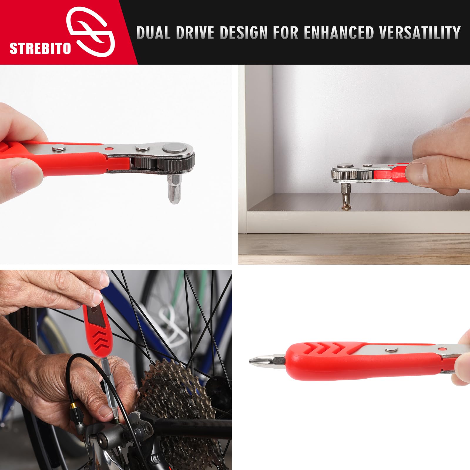 Mua STREBITO Right Angle Screwdriver Set, Low Profile 26 Piece Small ...