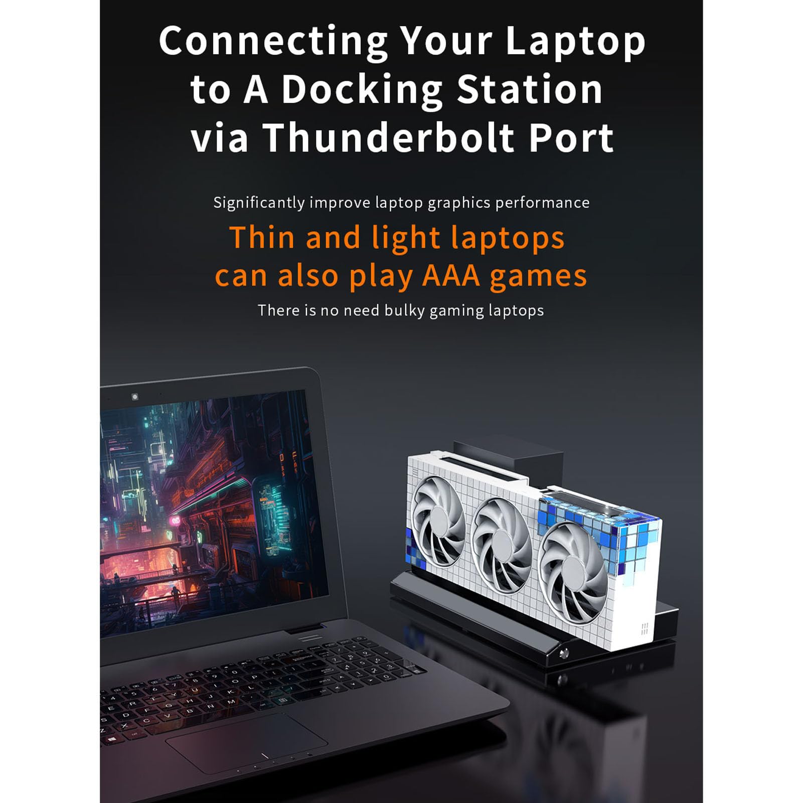 Mua Thunderbolt 3 Laptop GPU Enclosure, Laptop External GPU Dock USB4.0 ...