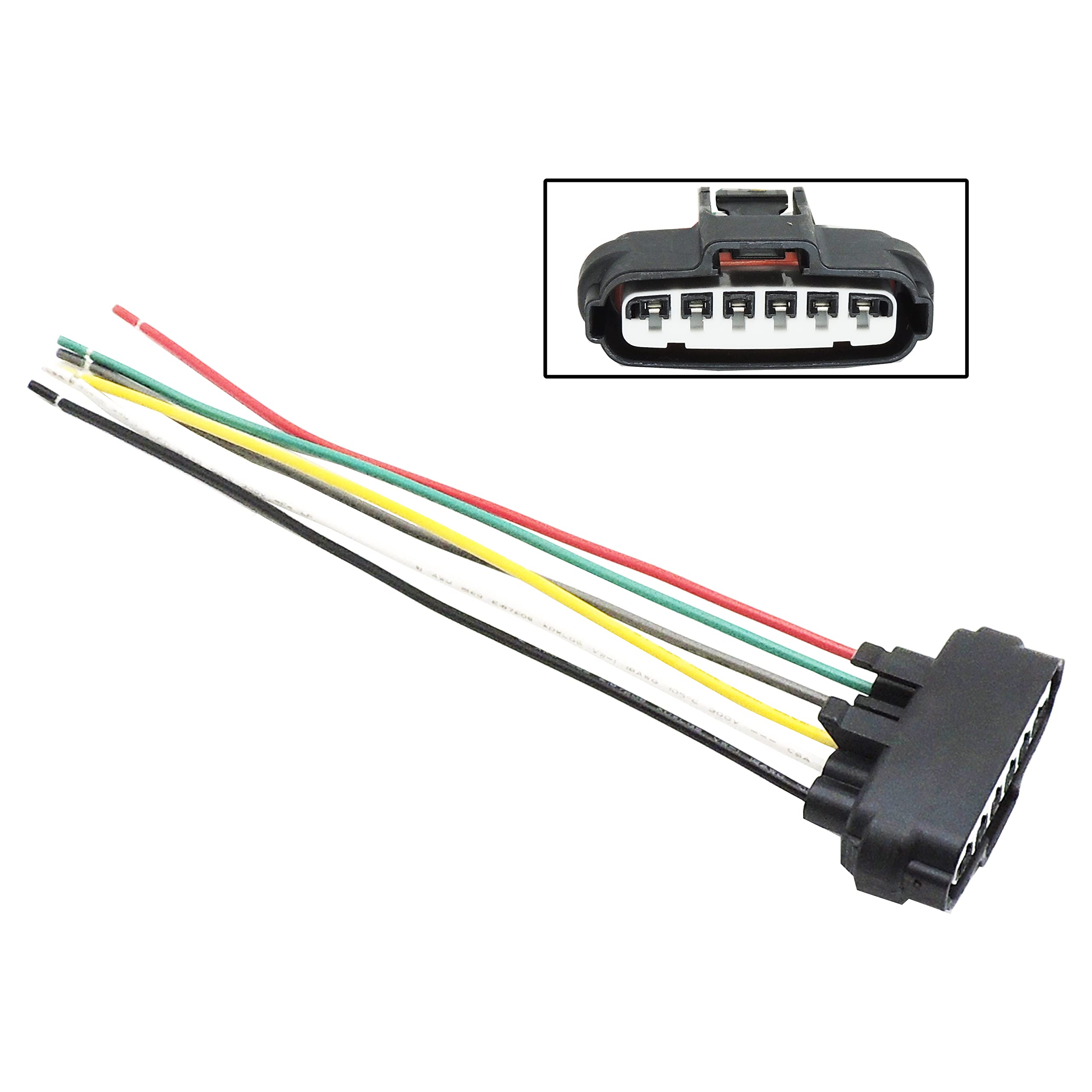 HiSport Throttle Body Pigtail 6-Way Pigtail 6-Pin TPS Throttle Position ...