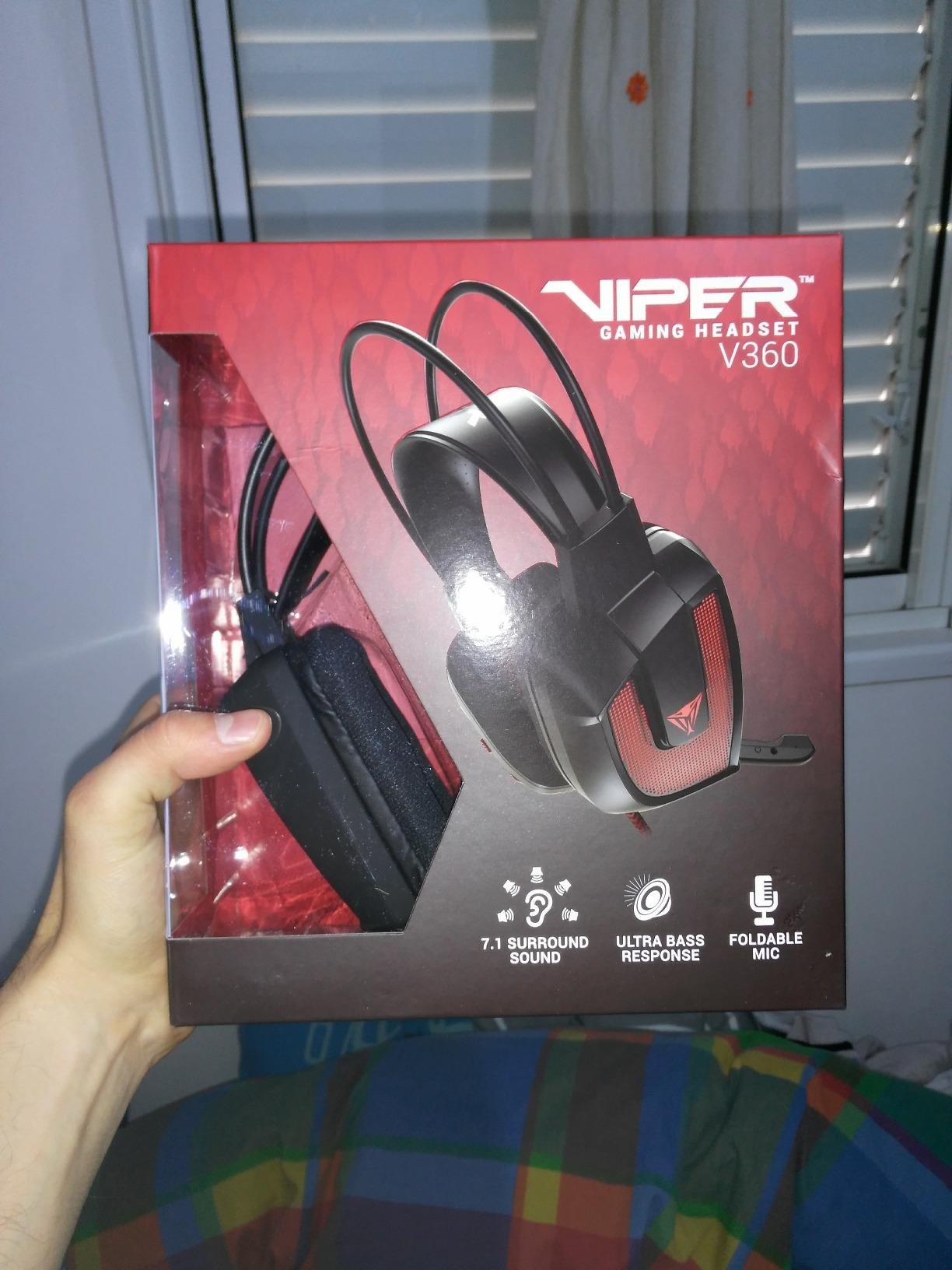 $8/mo - Finance Patriot Viper V380 Virtual 7.1 RGB Headset Enc ...