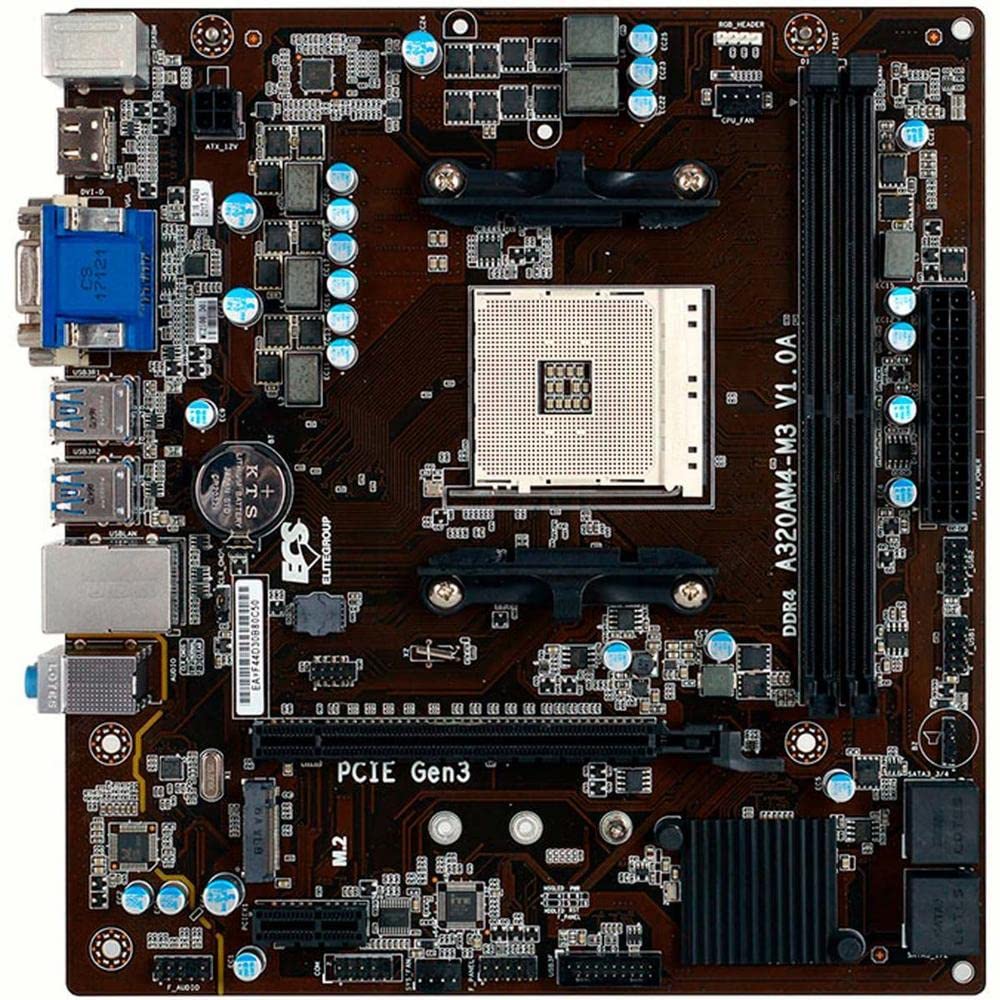 Mua ECS Elitegroup A320AM4-M3D AMD A320 AM4 Ryzen 7th Gen Athlon ...