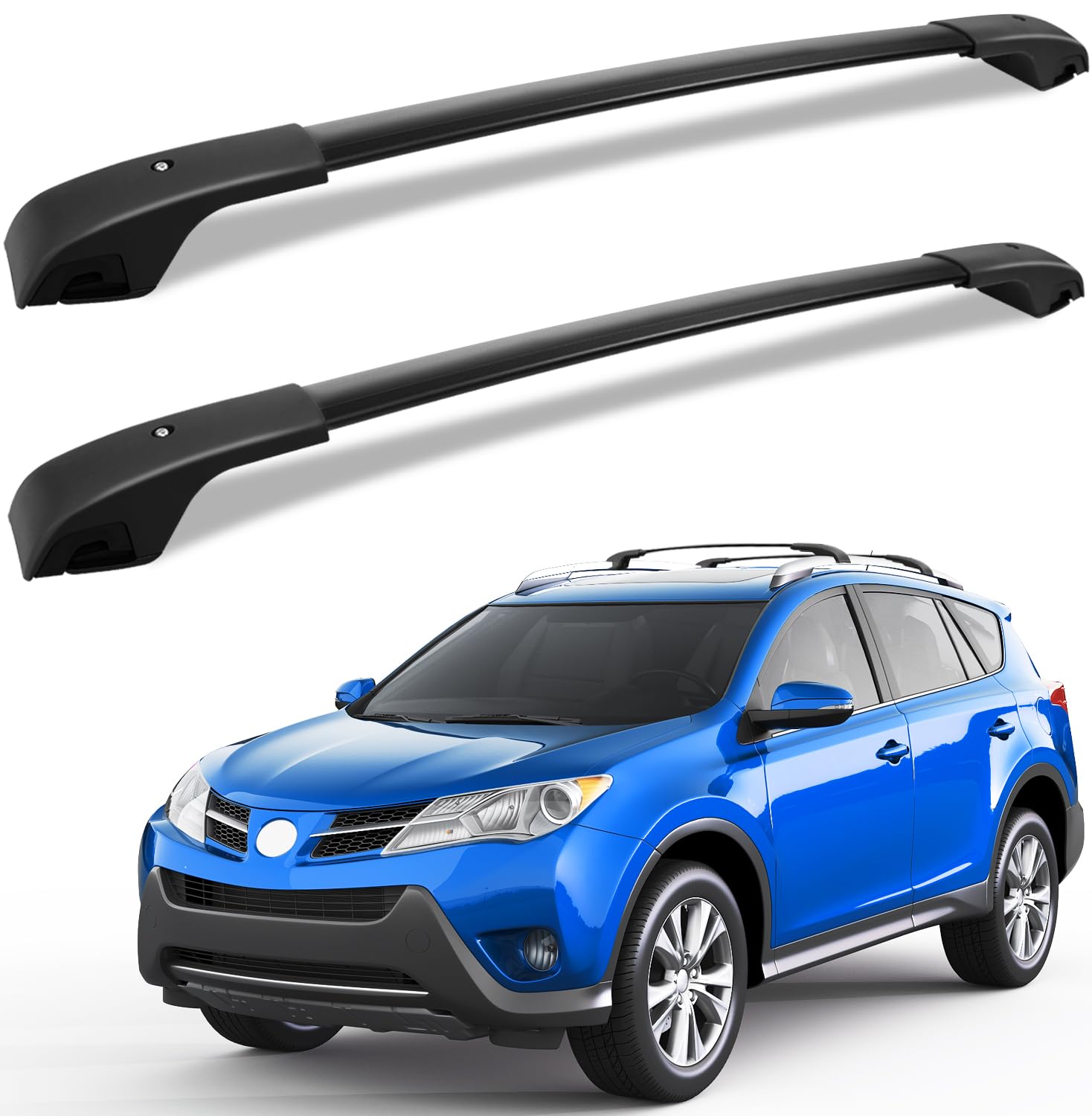 KINGGERI Roof Racks Cross Bars Replacement for Toyota RAV4 2013-2018 ...