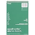 Spell-Write Steno Book, Gregg Rule, 6 x 9, Green, 80 Sheets/Pad ...