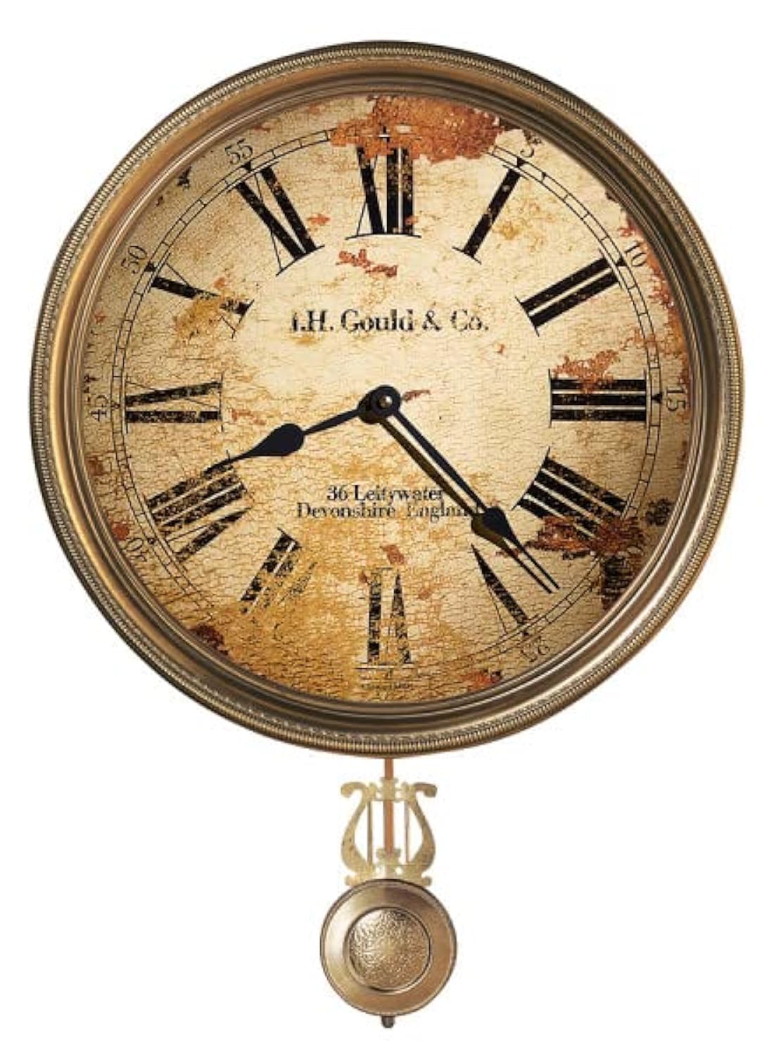 Mua Howard Miller Donnelly Wall Clock 547-665 – 15-Inch Antique Brass ...