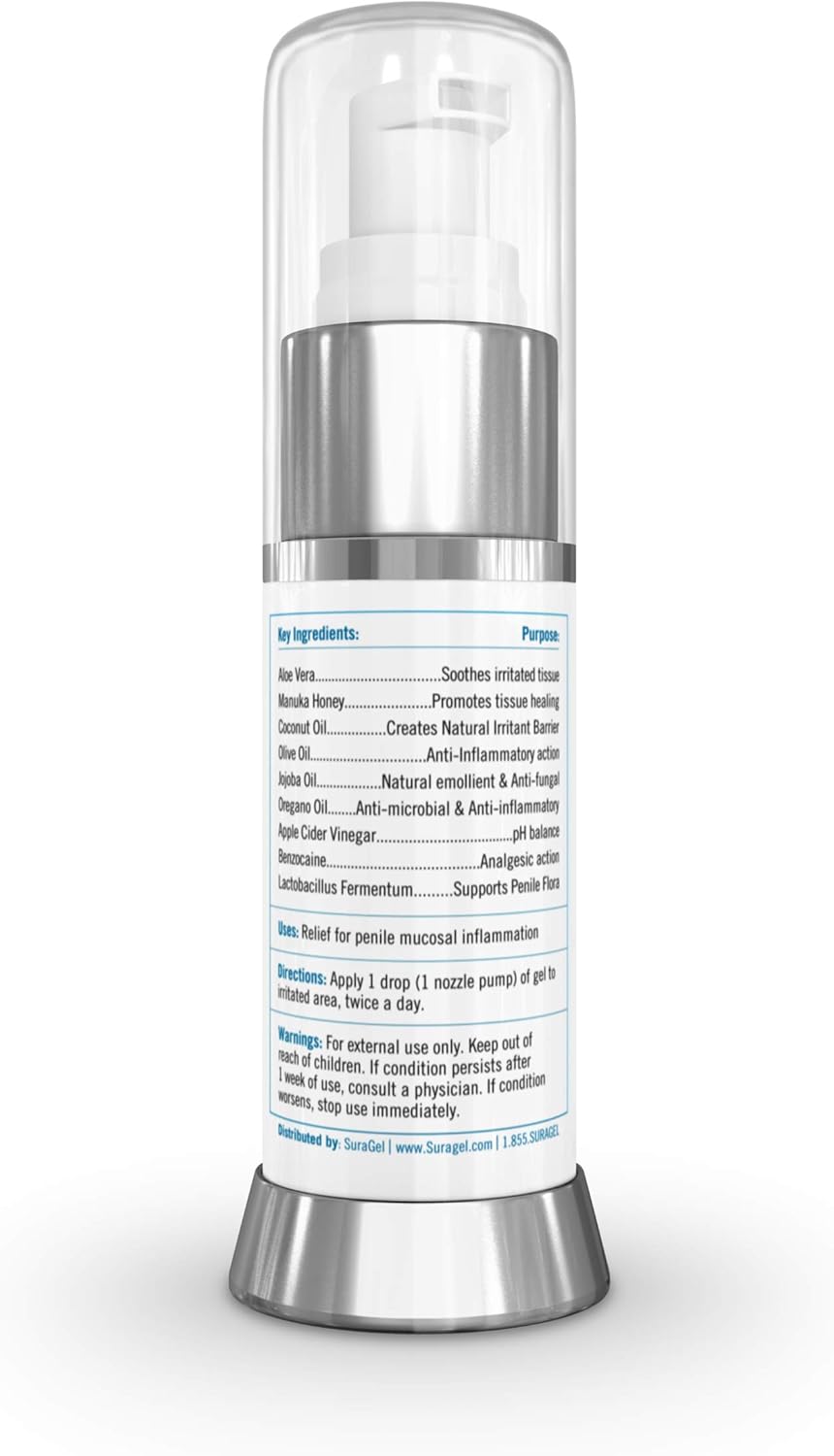 Balanitis Relief Gel. Fast Acting Treatment. Soothes Inflamed, Red ...