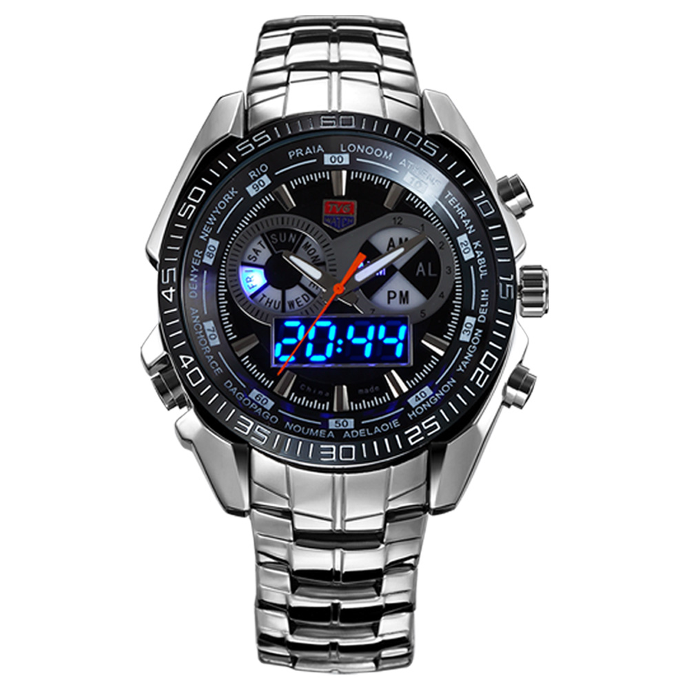 Watch TVG outdoor waterproof luminous quartz watch KM-468 on Amazon Live