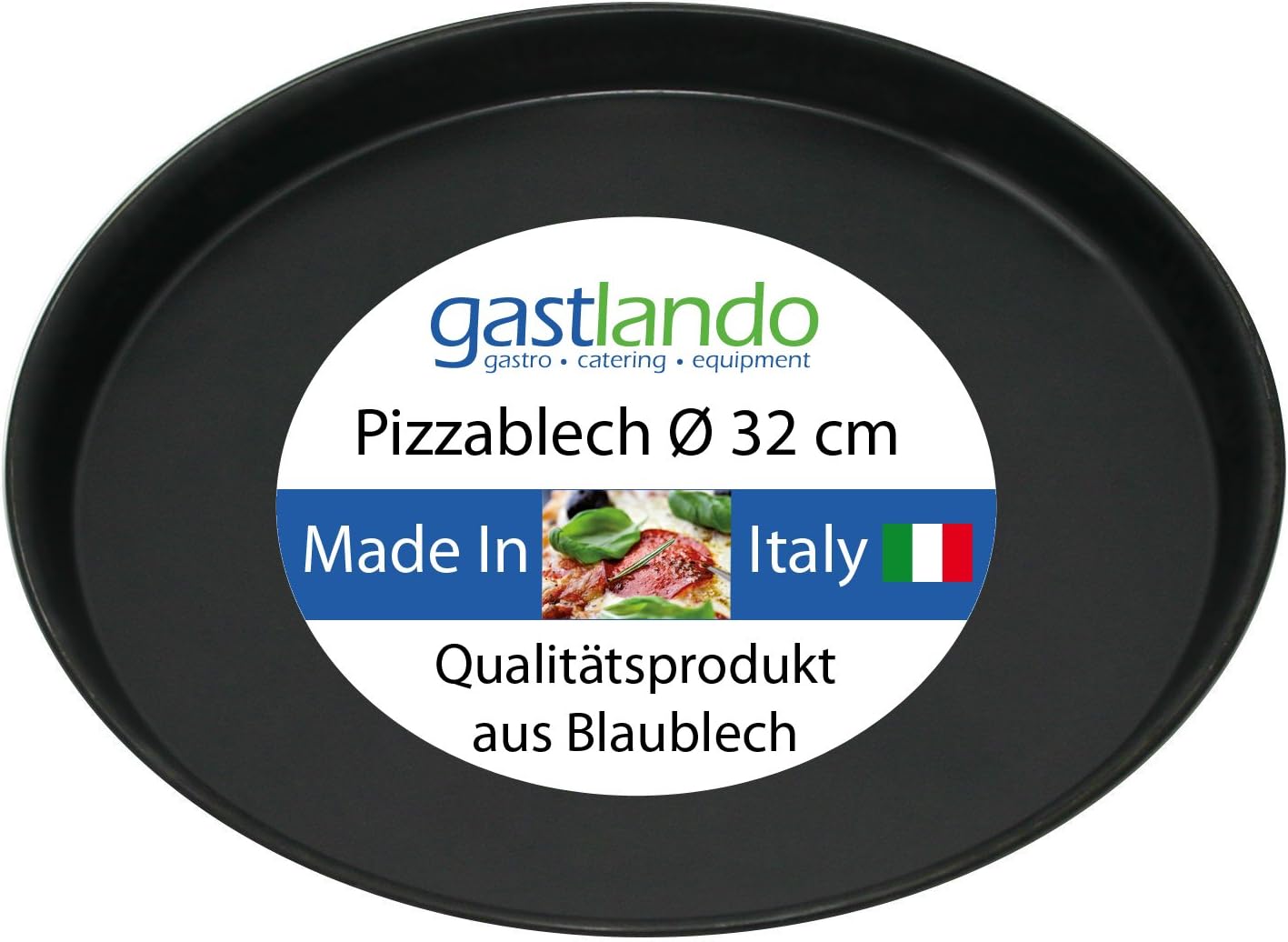 Gastlando 10-er Set Pizzableche Blaublech in verschiedenen Größen (Ø ...