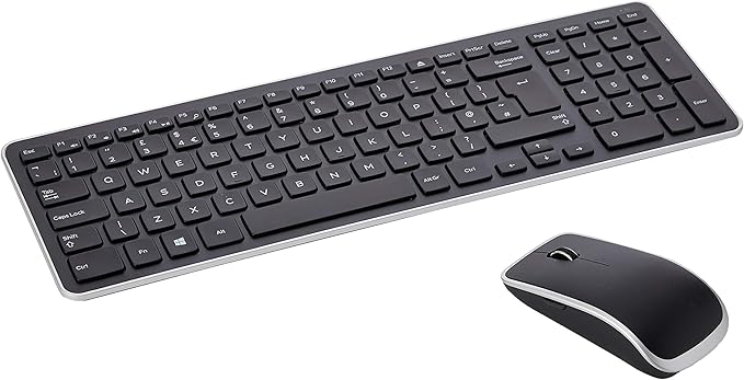 Dell 580-18380 KM714 Wireless Keyboard and Mouse-Black: Amazon.co.uk ...