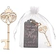 Amazon.com: 24pcs 70th Gold Key Bottle Opener 70th Birthday Party ...