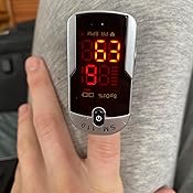 Amazon.com: Deluxe SM-110 Two Way Display Finger Pulse Oximeter with Carry Case and Neck/Wrist ...