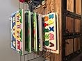 Melissa & Doug Deluxe Metal Wire Puzzle Storage Rack for 12 Small and ...