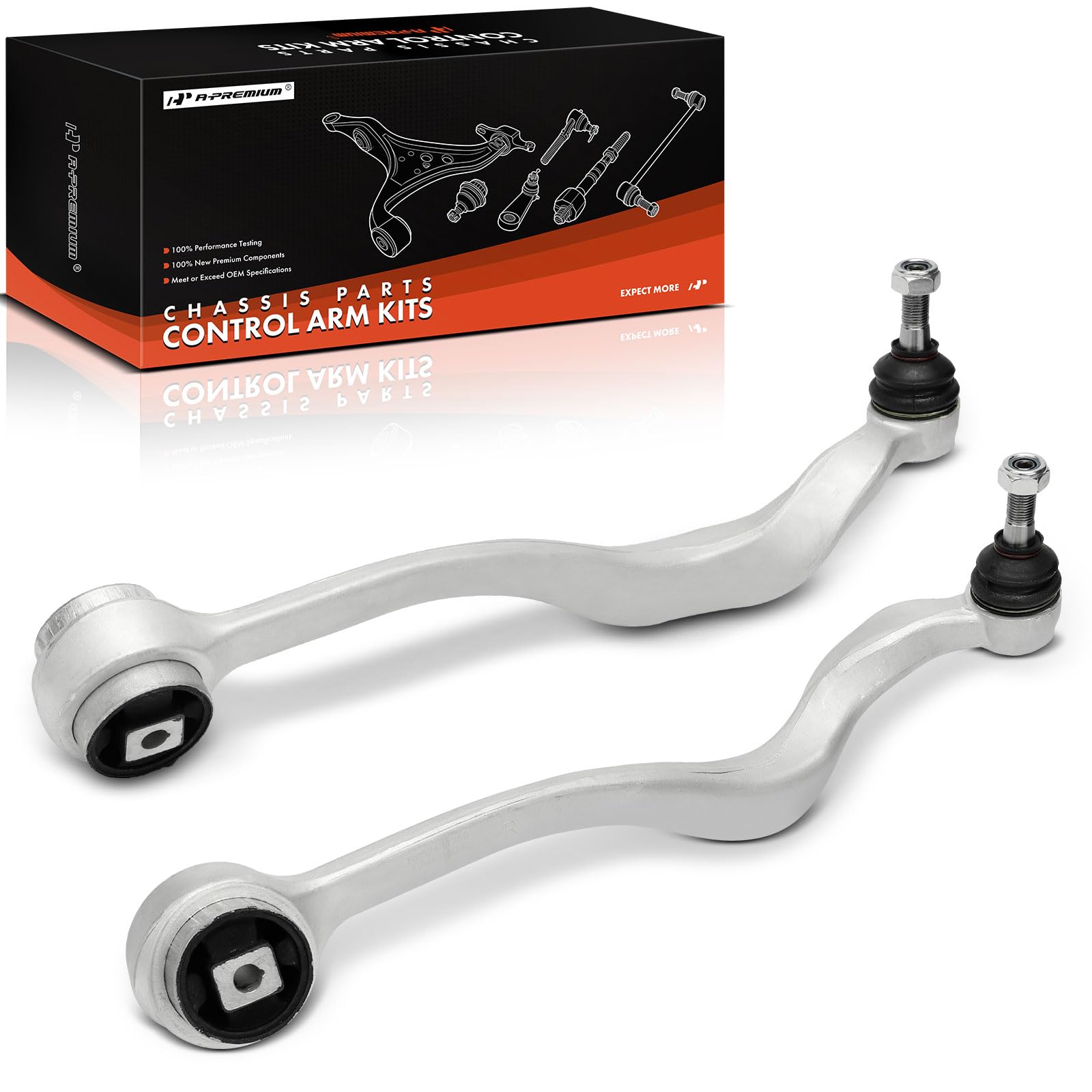A-Premium 2 x Front Lower Control Arm, with Ball Joint and Bushing ...