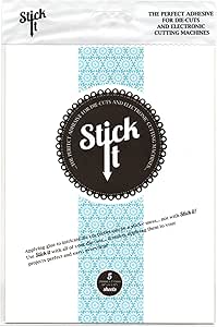 Amazon.com: Stick It Large Size Die-Cut Adhesive (5 Sheet Pack - 8" X 6 ...