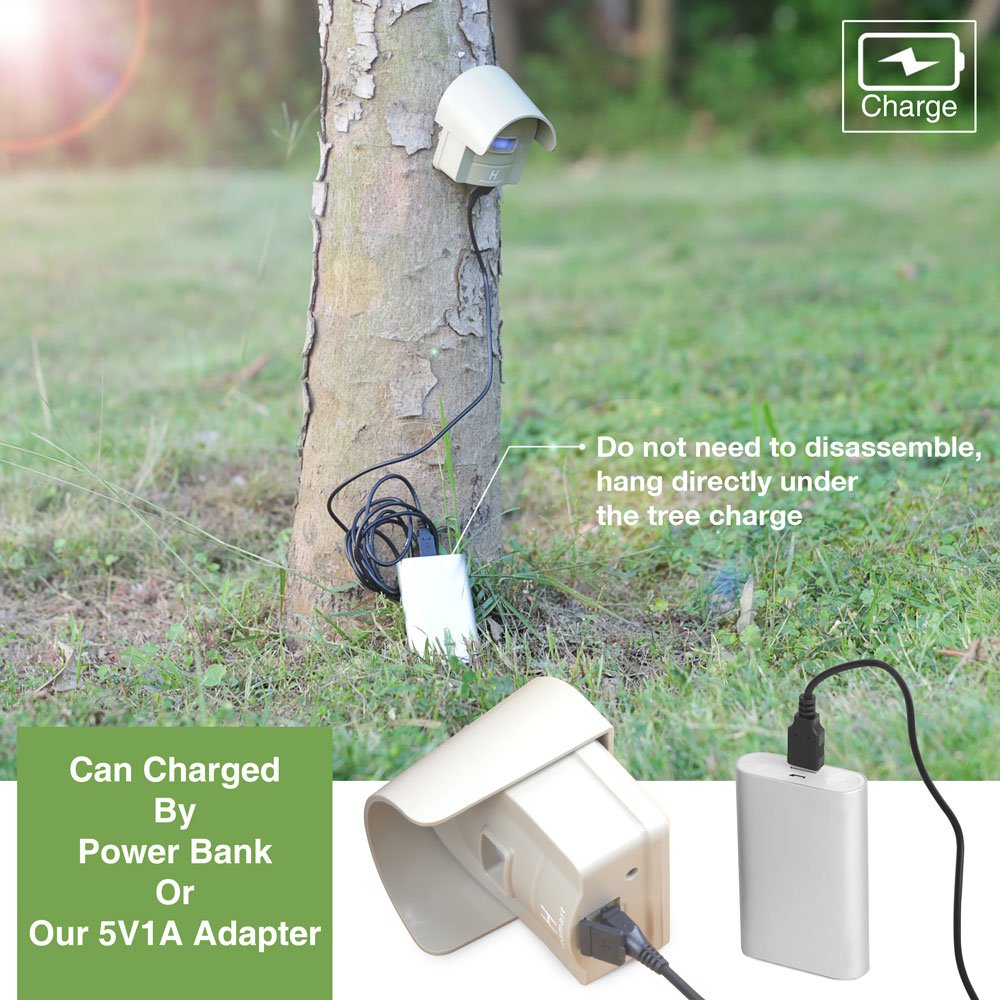 Tools & Home Improvement 1/4 Mile Hosmart Rechargable Driveway Alarm ...