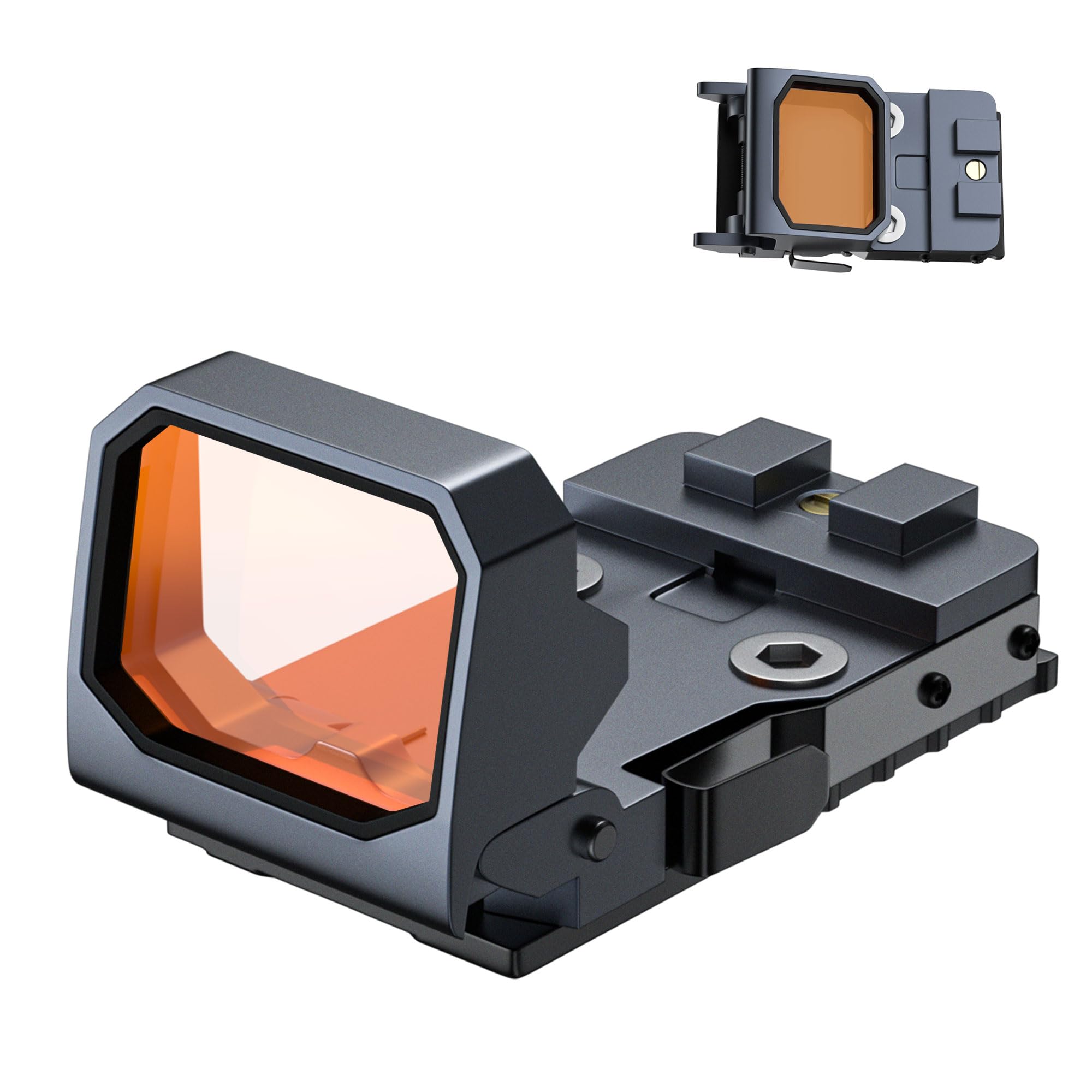 TFFUAM Mini Folding Red Dot Sight Compact Flip Up Reflex Sight for ...