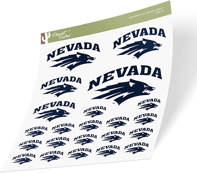 Amazon.com: University of Nevada Reno UNR Wolf Pack NCAA Sticker Vinyl ...
