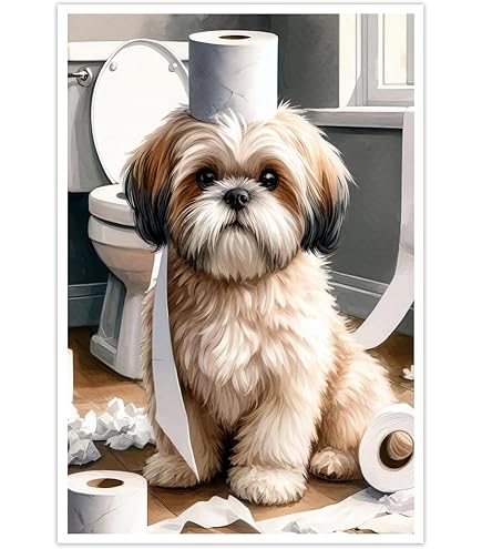 Shih Tzu Schablone