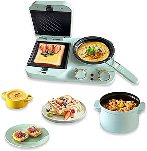 Amazon.com: Breakfast Station, 3 in 1 Breakfast Station, Retro ...