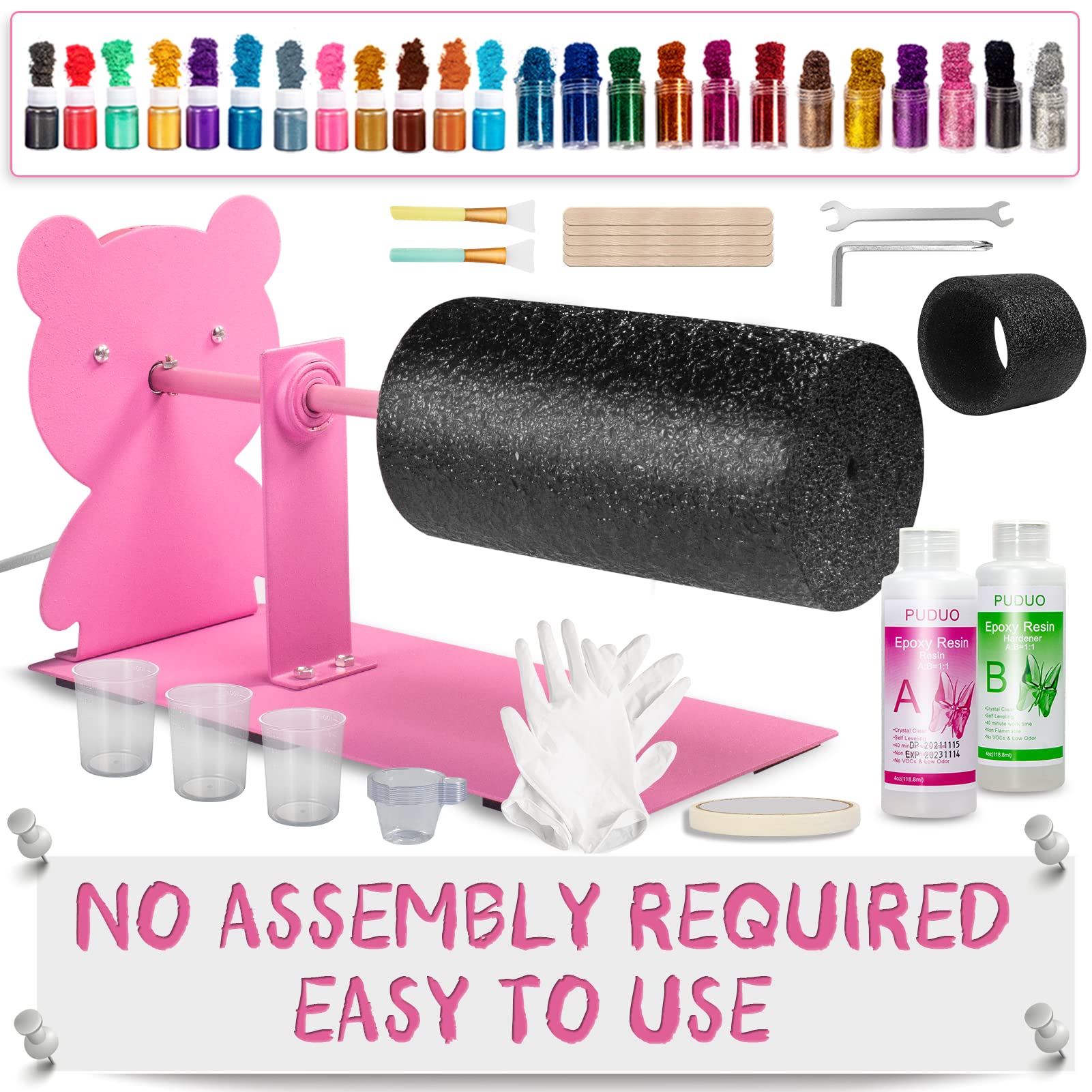 Tumbler Turner Kit with Epoxy Resin for Tumblers, Cup Turner Kit for ...