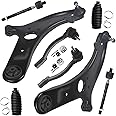 Amazon.com: Detroit Axle - 8pc Front End Suspension Kit for Hyundai 2012-2017 Accent, 2 Lower ...