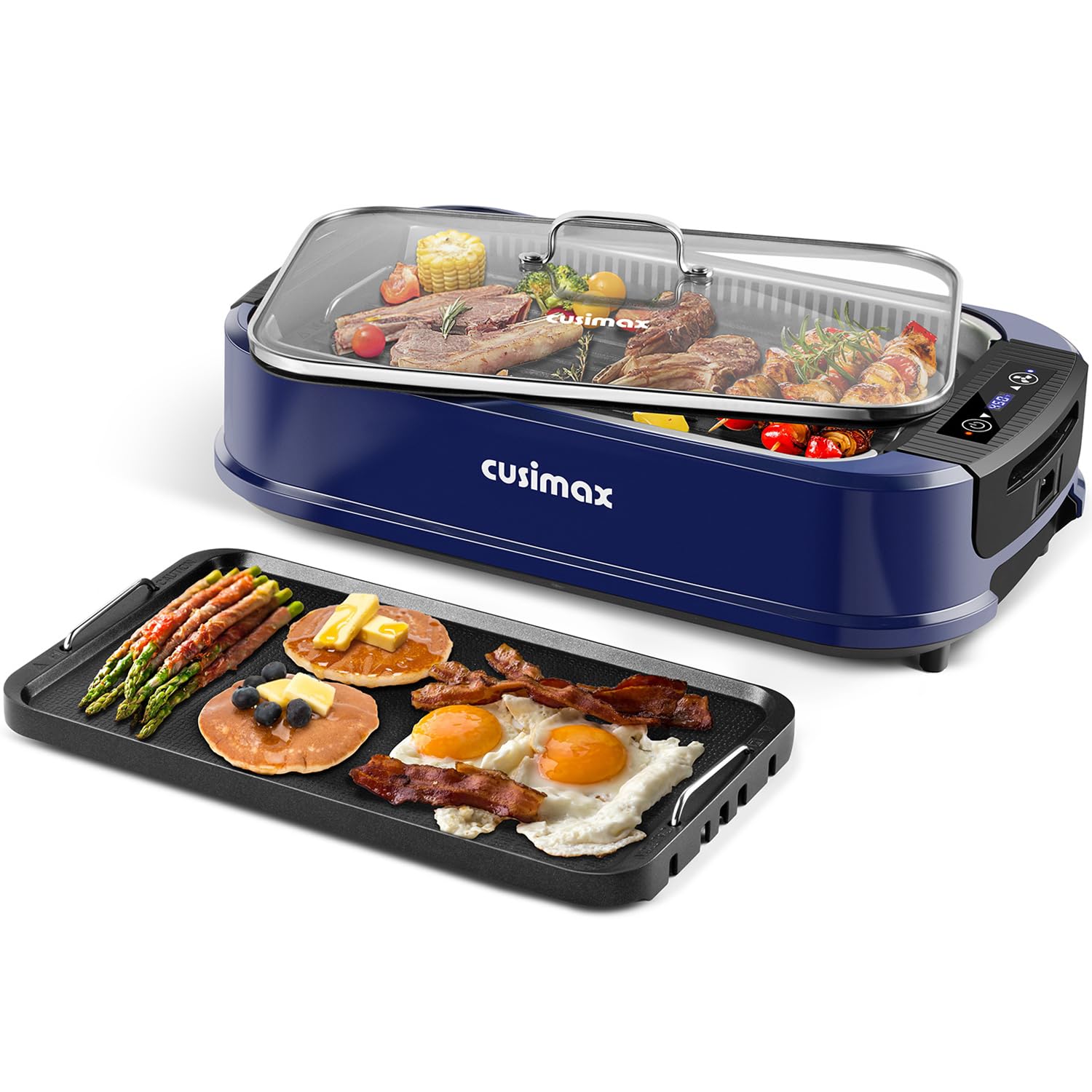 Mua Smokeless Grill, CUSIMAX 1500W Indoor Grill, Electric Grill Griddle ...