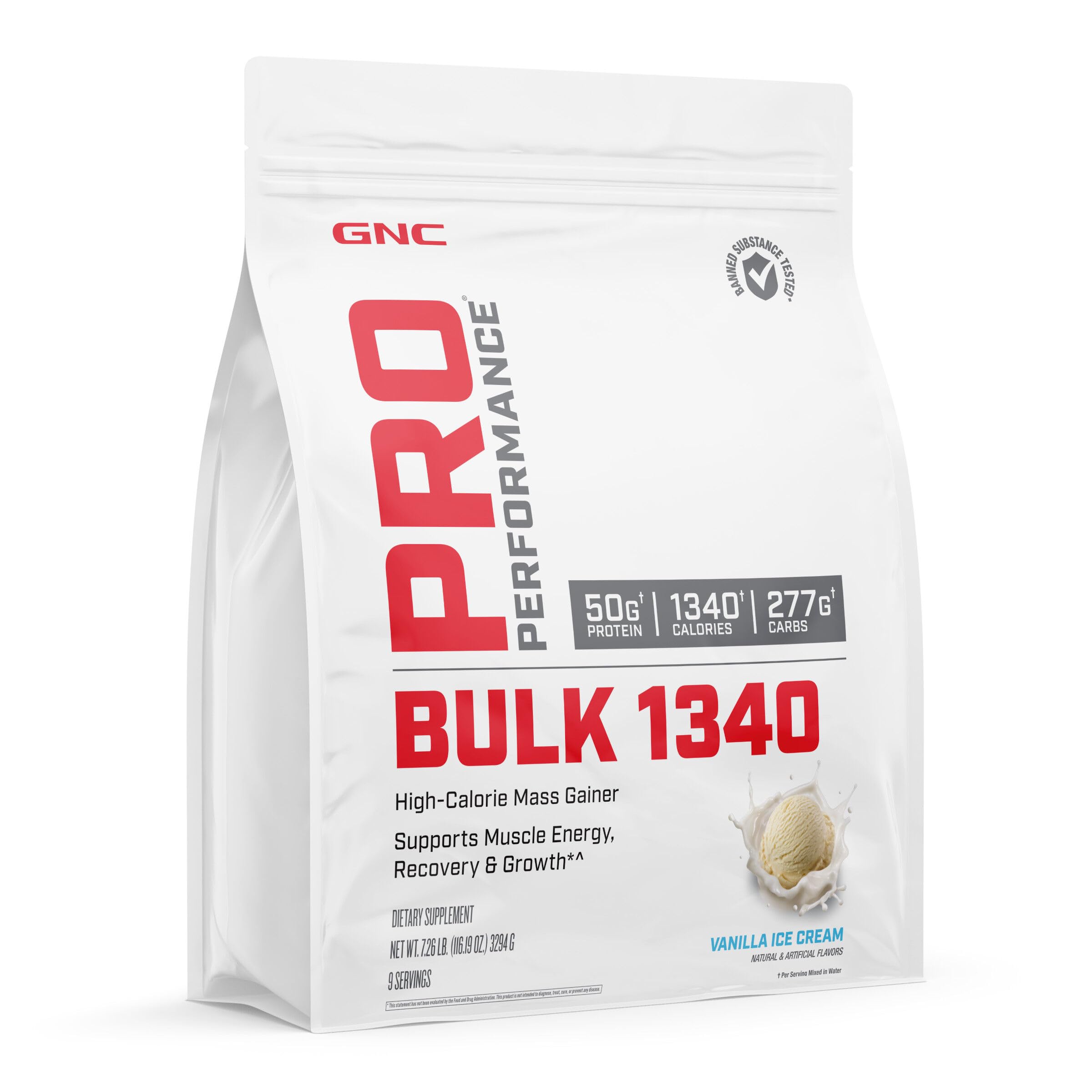 GNC Pro Performance Bulk 1340 Mass Gainer Protein Powder | 50g Protein ...
