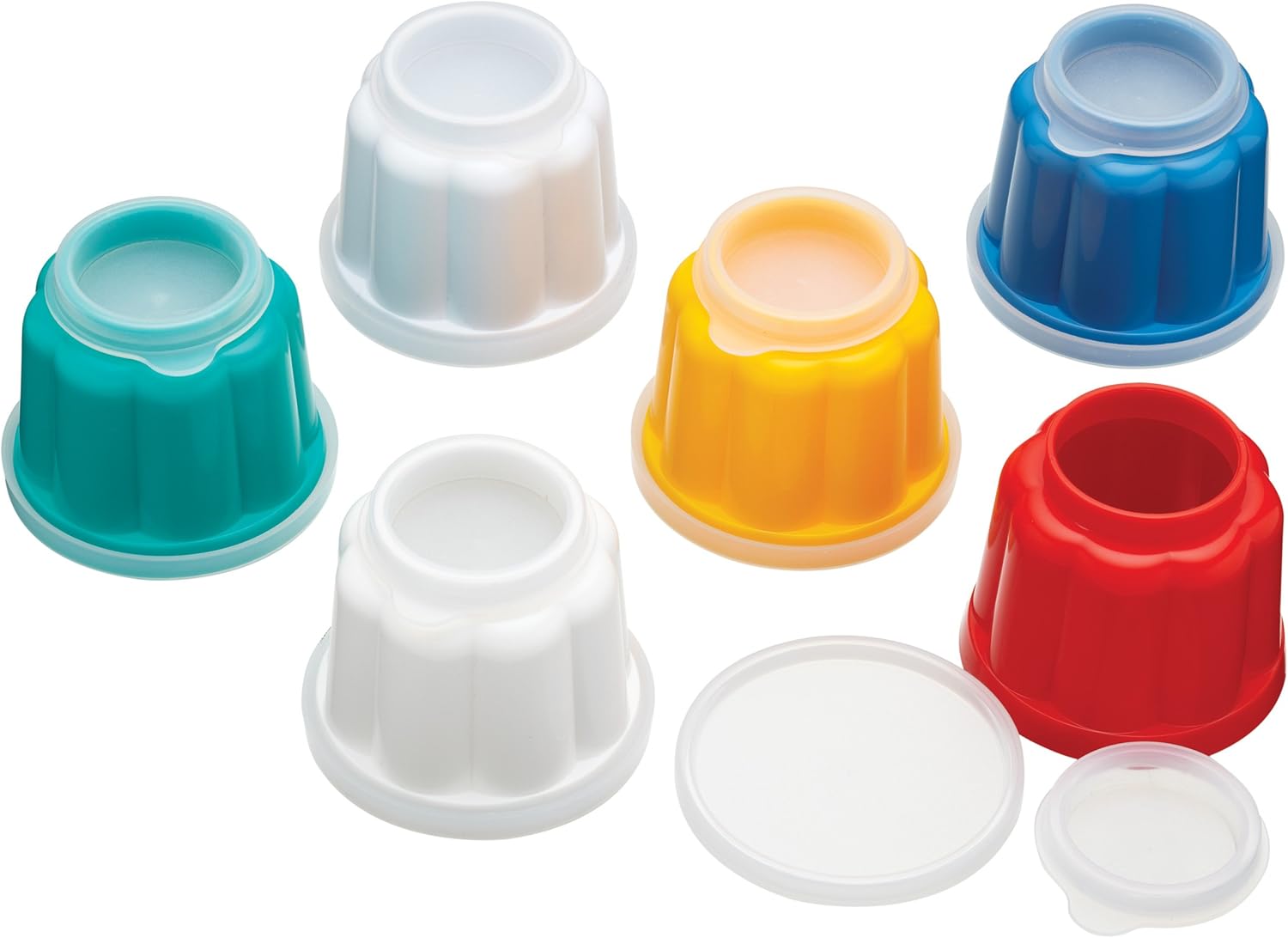 KitchenCraft Easy-Release Mini Plastic Jelly Moulds, 7 cm (3″) – Multi ...