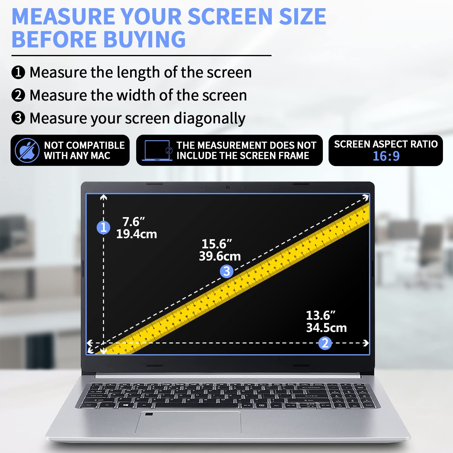 Tv 32 Inch Computer Screen Protector For Eyes F FORITO 32-inch Anti ...