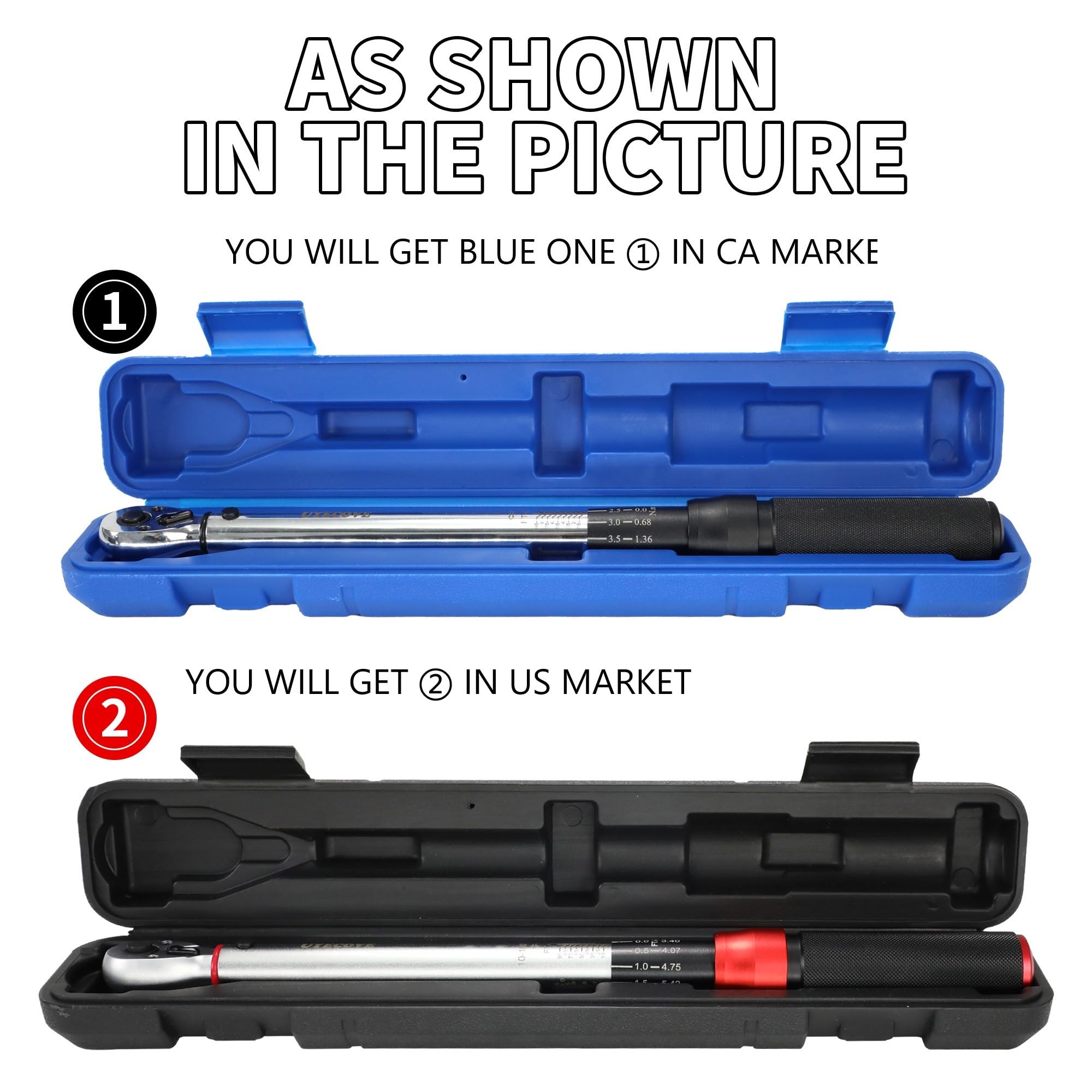 Mua UYECOVE 3/8-Inch Drive Click Torque Wrench, Dual-Direction Click ...