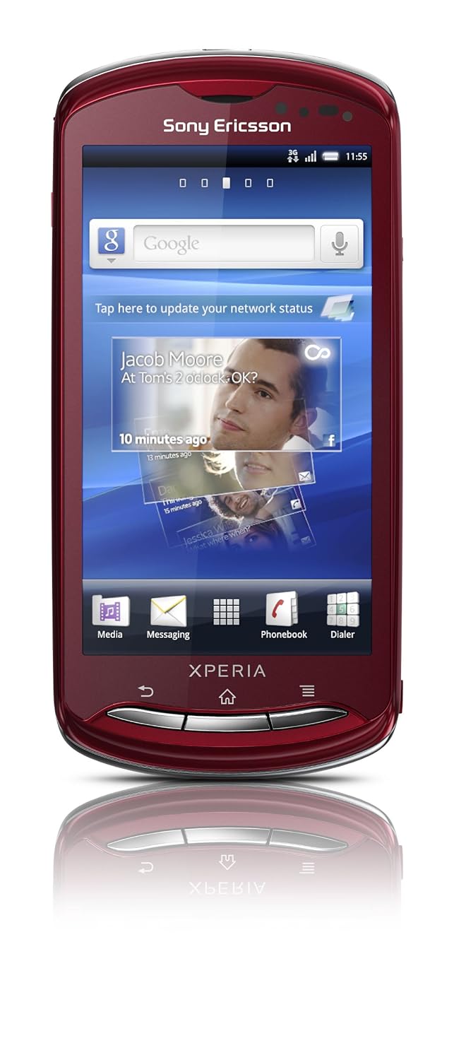 Sony Ericsson Xperia pro Smartphone 3.7 Zoll rot: Amazon.de: Elektronik