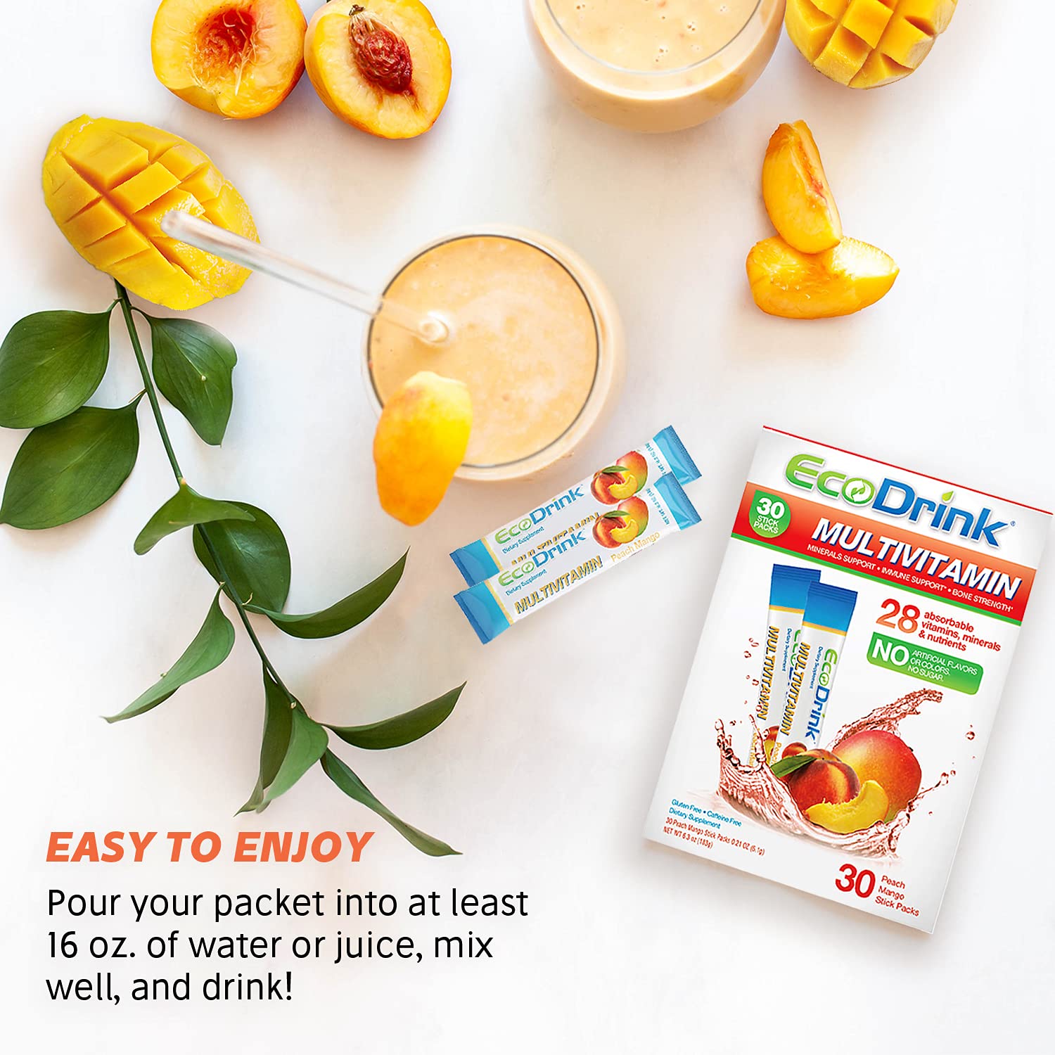 Mua EcoDrink Multivitamin Energy Powder Drink Mix - Electrolytes ...