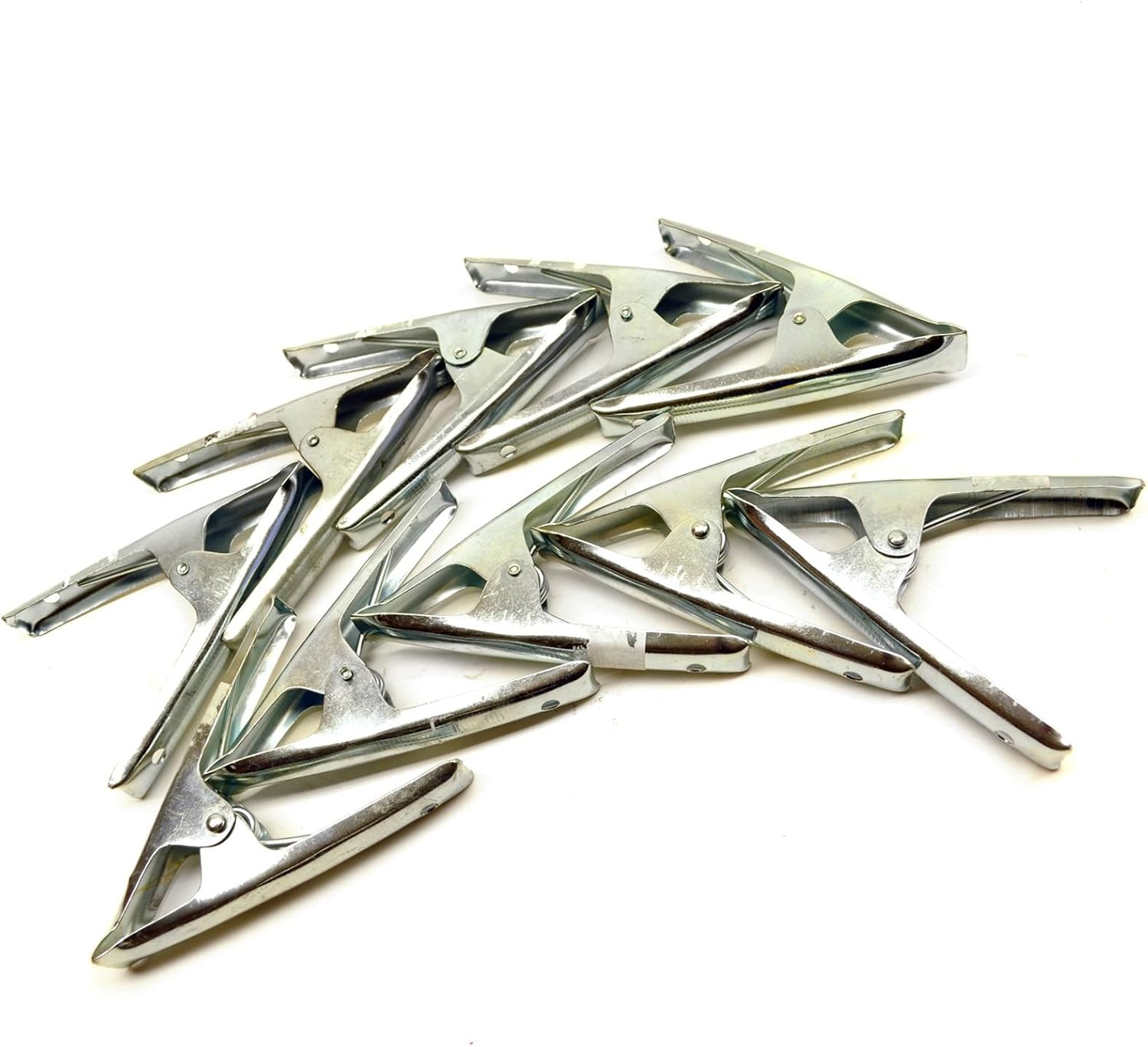 6" Metal Market Stall Clips/Clamps Grips Holder Clasp (10 Pack) TE371 ...