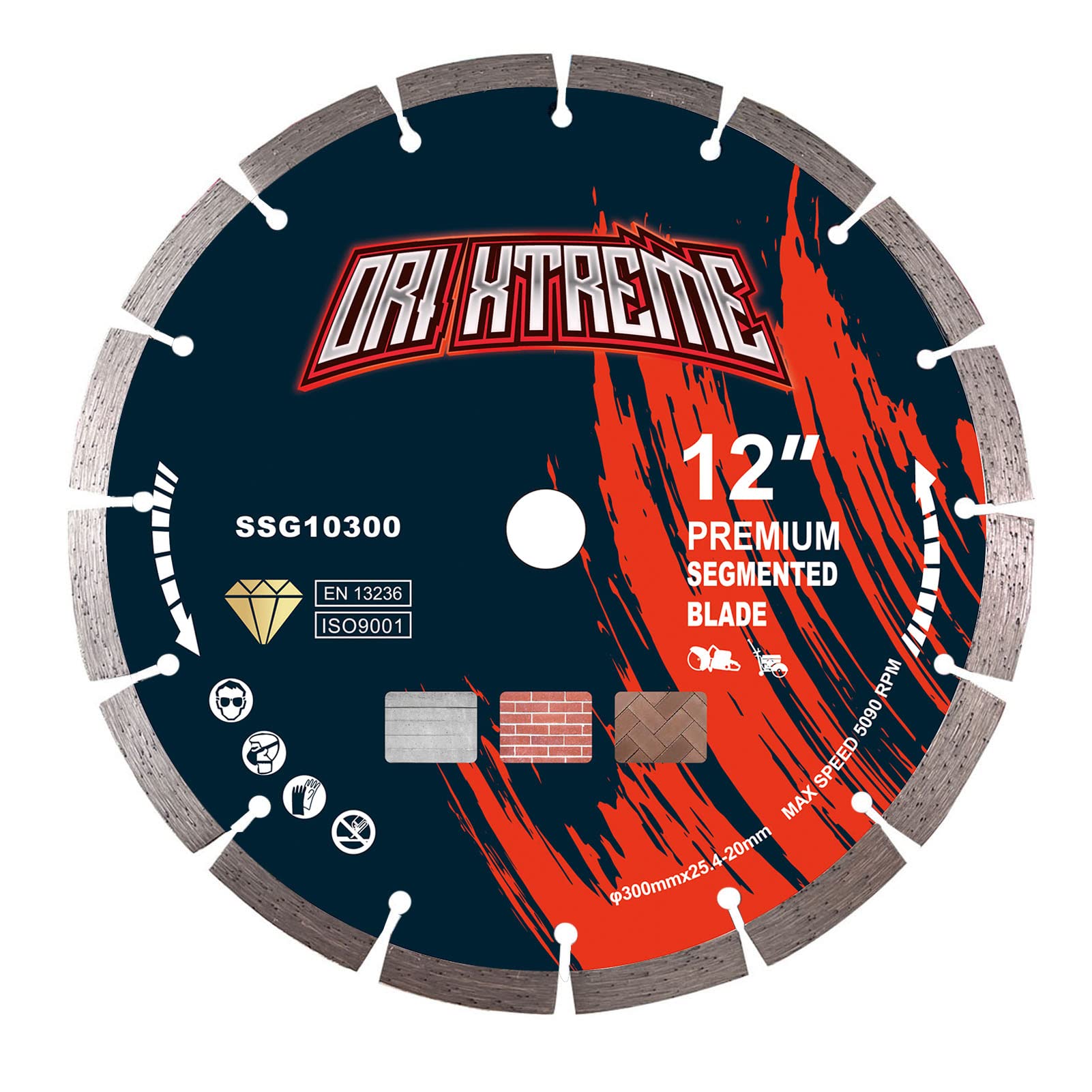 Mua 12 Inch Diamond Saw Blade, Segmented General Purpose Blade Dry/Wet ...