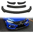 Amazon.com: DREAMOTOR Front Bumper Lip Spoiler, Car Universal Adjustable Spoiler Splitter ...