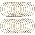 Amazon.com: KALIONE 20 Pcs 3 Inch Metal Rings for Craft Gold Hoops ...