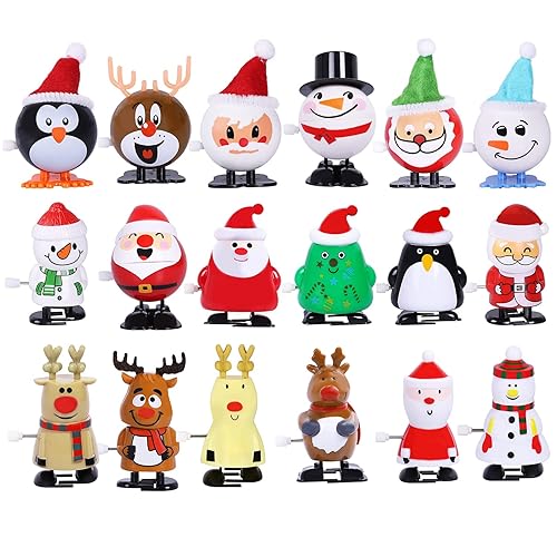 Max Fun 18pcs Christmas Stocking Stuffers Wind Up Toys Assortment for ...