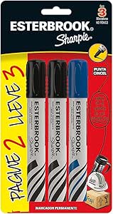 Sharpie 1871207 Esterbrook Marcador Permanente Grueso Pague 2 Lleve 3 ...