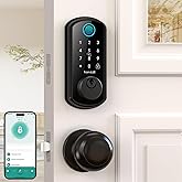 Smart Deadbolt Door Lock Set: Hornbill Keyless Entry Door Knobs with ...