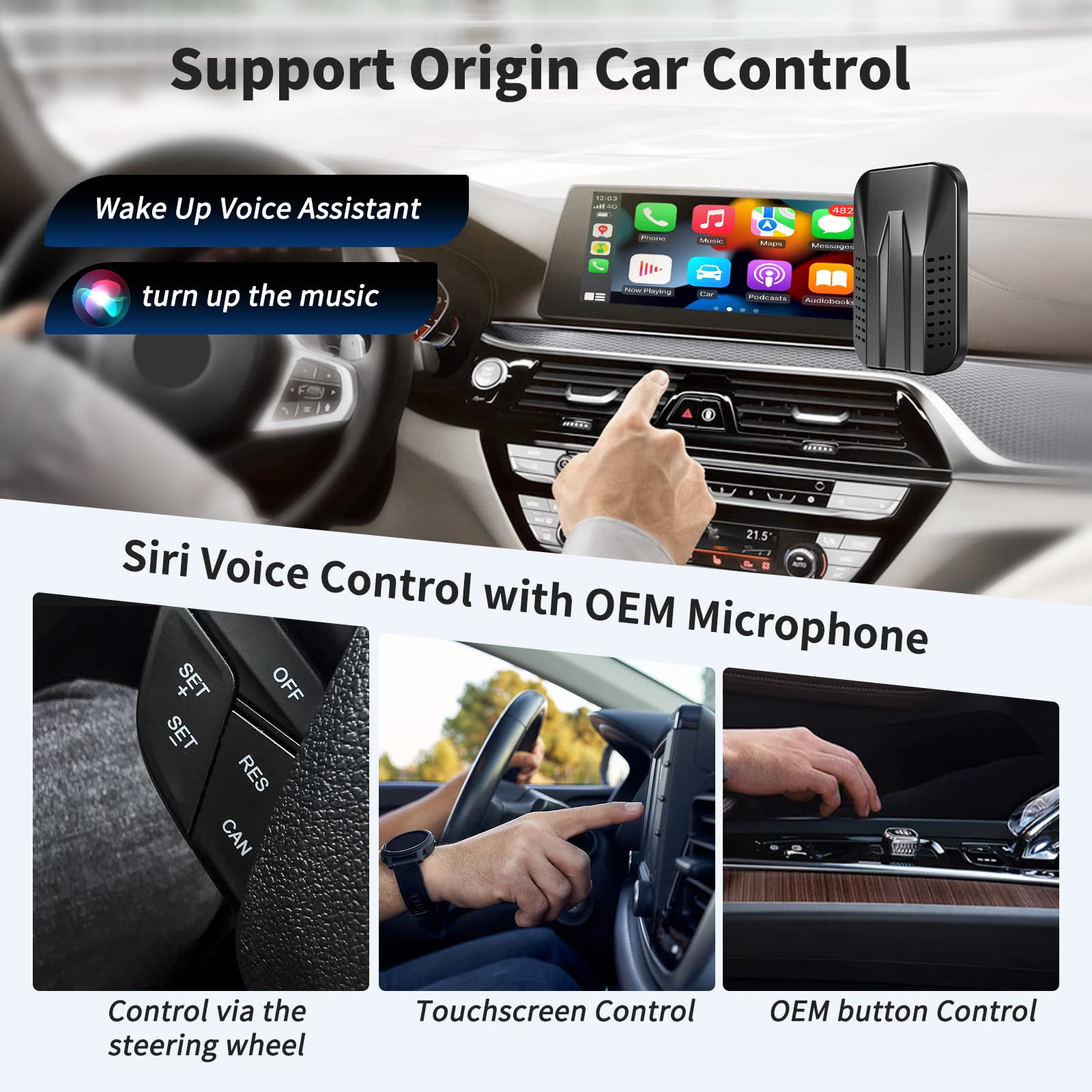 Mua LERANDA Wireless Carplay Adapter Android 11 & Wireless Carplay & Wireless Android Auto, 2024 ...