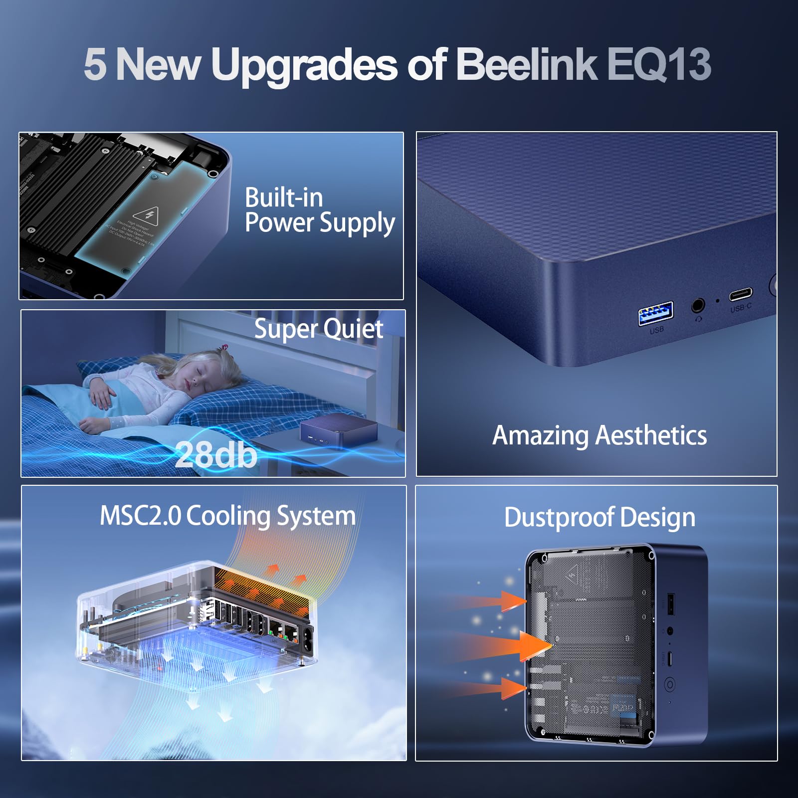 Mua Beelink EQ13 Dual LAN Mini PC, Intel Alder-Lake N100 (up to 3.4GHz ...