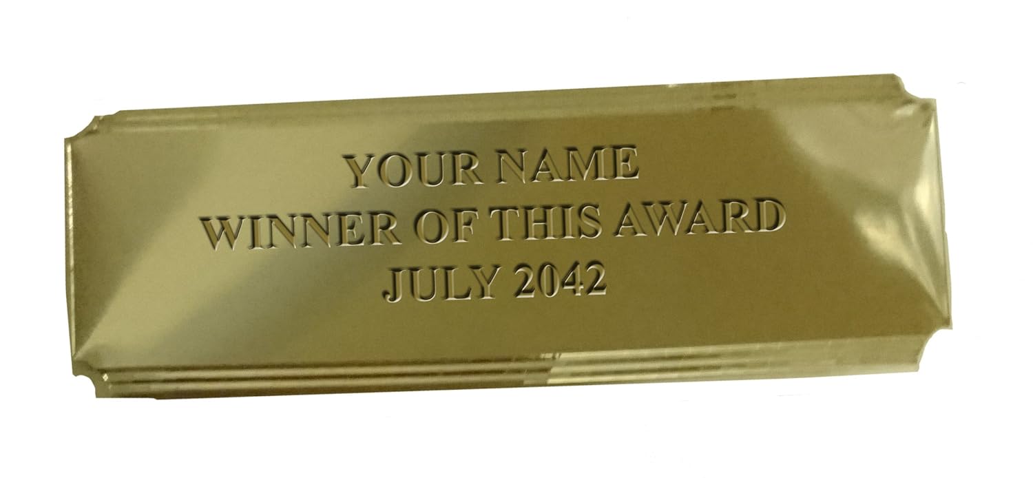Engraving Plate EPL1 for Trophies & Awards - Engraved with your ...