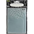 Amazon.com: Darice 1218-40 Leafy Tree Trunk Embossing Folder, 4.25 by 5 ...